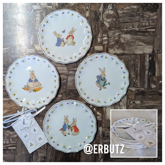 Beatrix Potter | Dining | Beatrix Potter Peter Rabbit Assorted Plate ...